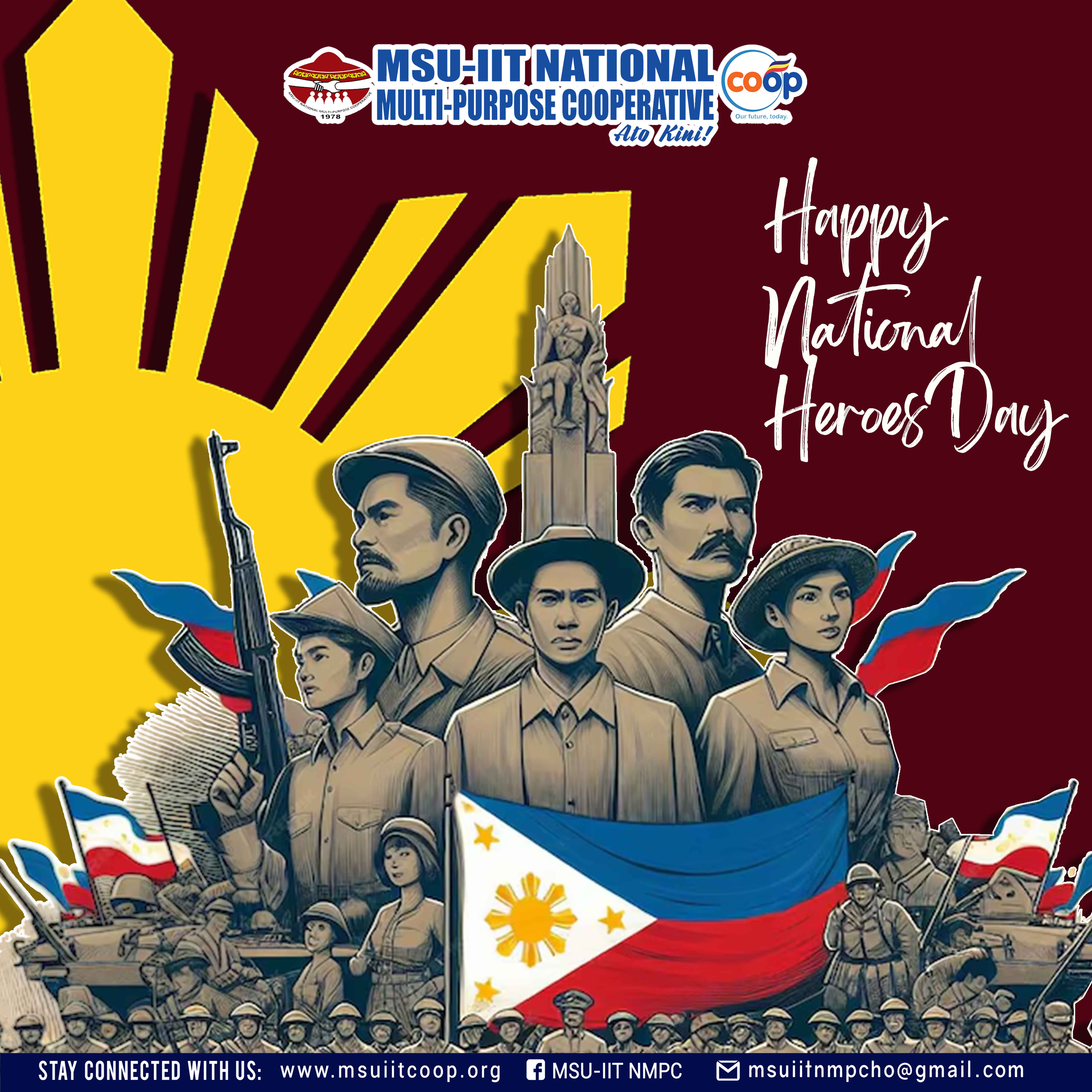 MSU-IIT Multi-Purpose Cooperative » News - National Heroes' Day